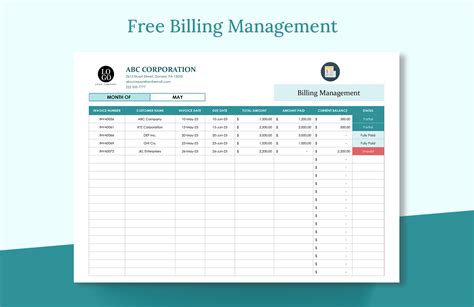 Billing Template Excel Free Download At Marjorie Lockett Blog