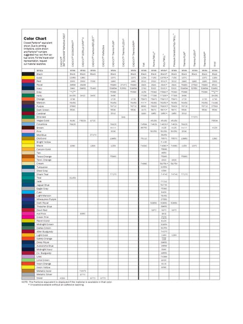 Pantone Color Chart Template 5 Free Templates In Pdf Word Excel Download