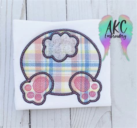 Bunny Booty Applique 5 Sizes Products Swak Embroidery