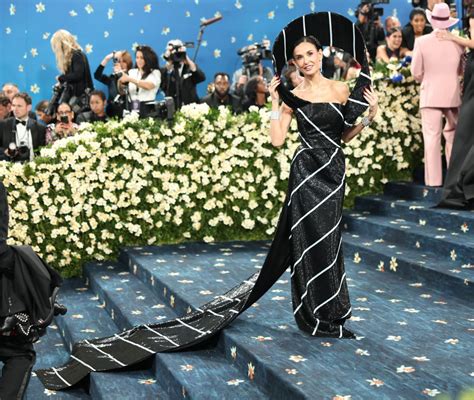 Demi Moore Interprets Tailoring At Met Gala Celebmafia