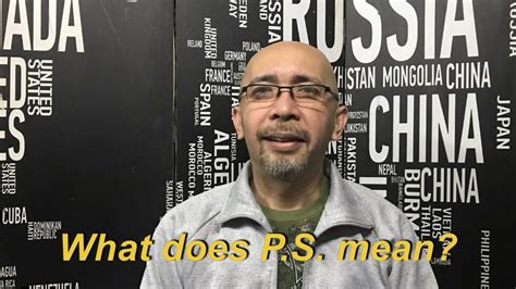 What Does Ps Mean Youtube