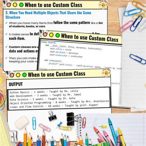 When To Use Custom Class In Python Programming Complete Coding Lessons
