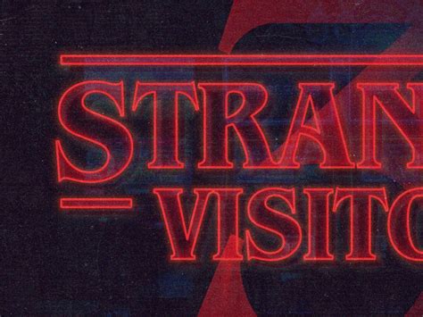 Stranger Things Free Font Effect PSD Behance