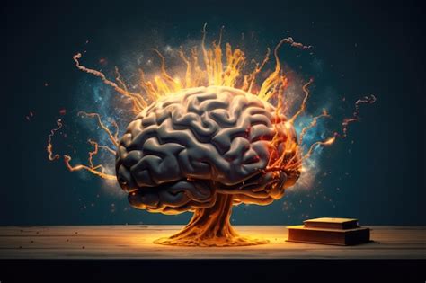 Premium Ai Image Concept Art Of A Human Brain Creativity Explored