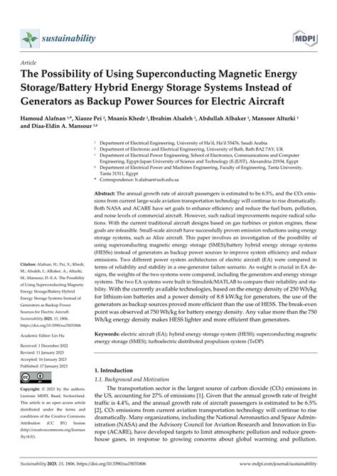 Pdf The Possibility Of Using Superconducting Magnetic Energy Storage Battery Hybrid Energy