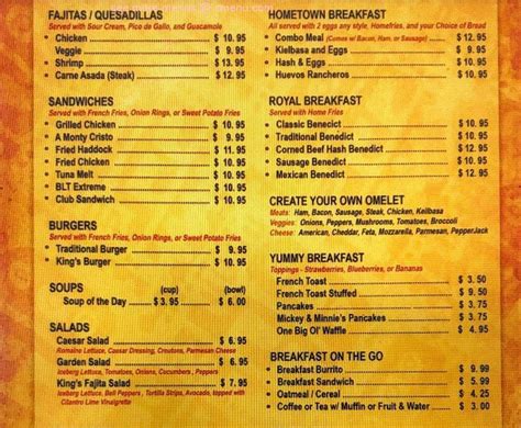 Online Menu Of Kings Of Flavor Restaurant Wakefield Massachusetts