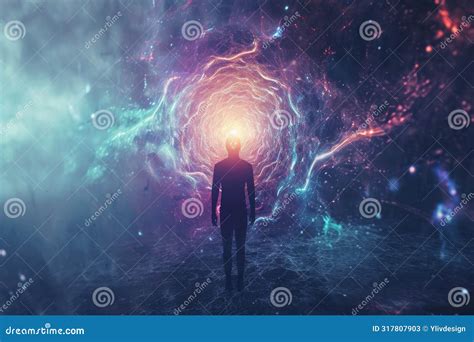 Dazzling Colorful Man Head Aura Generate Ai Stock Image Image Of Love Unhappy 317807903