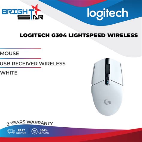 Logitech G304 Lightspeed Wireless Gaming Mouse W Usb Receiver Shopee Malaysia