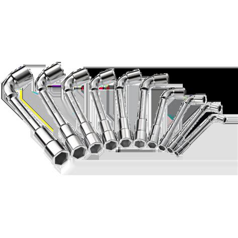 Facom 10 Piece Angled Open Socket Wrench 12 X 6 Point 8 19mm 76 Jn10