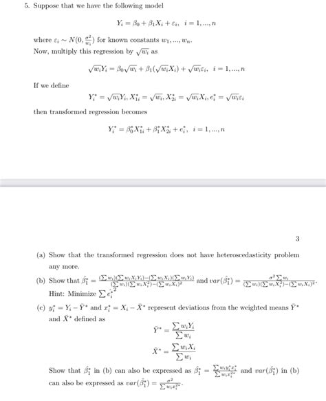 Solved Suppose That We Have The Following Chegg Com