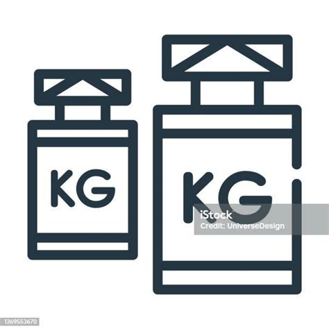 오래된 가중치 얇은 선 아이콘 측정 개념 격리 윤곽선 기호의 중량 간단한 선형 아이콘 웹 디자인 및 앱에 대한 벡터 그림 기호 요소입니다 0명에 대한 스톡 벡터 아트 및