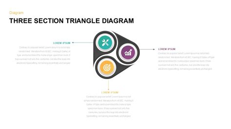 Section Triangle Diagram Template For PowerPoint PowerPointTemplates PowerPointSlides In