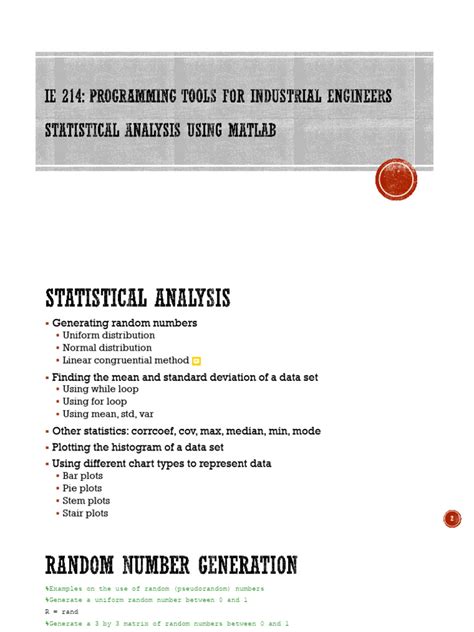Statistical Analysis In Matlab Pdf Normal Distribution P Value