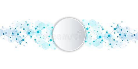 Molecular Structure Background And Communication Abstract Background From Molecule Dna Stock