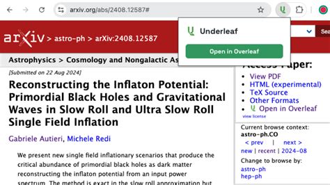 Underleaf AI Powered Writing Assistant For Overleaf