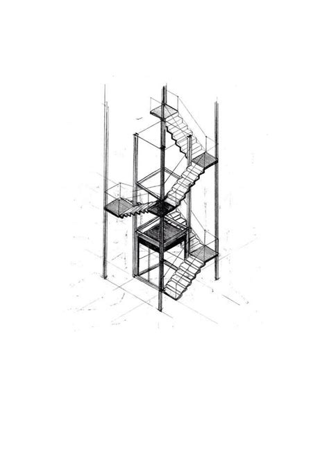 Axonometric Drawing Architecture Tutorial Silva Leblanc