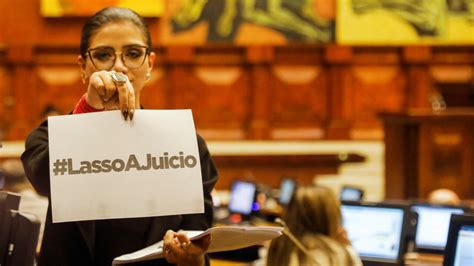 Ecuador Avanza Solicitud De Juicio Político Contra Lasso Por Presuntos