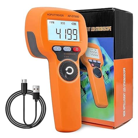 Digital Led Stroboscope Handheld Oscilloscope 60 49999 Fpm Strobe