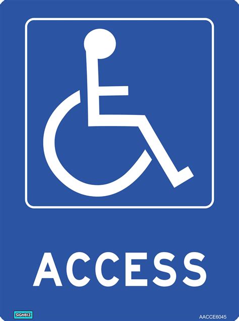 Accessible Disabled Signs Signbiz