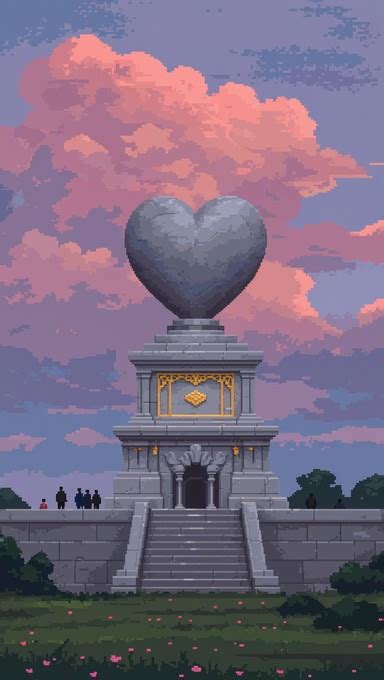 Free Heart Monument Sunset Photo Monument Heart Sunset Download
