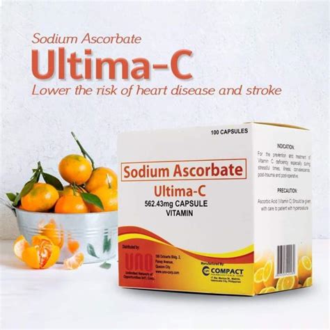 Ultima C 20 Capsule Vitamins Na Pampataba Ultima C 20 Sodium