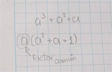 Factor Común A³a²a Brainlylat