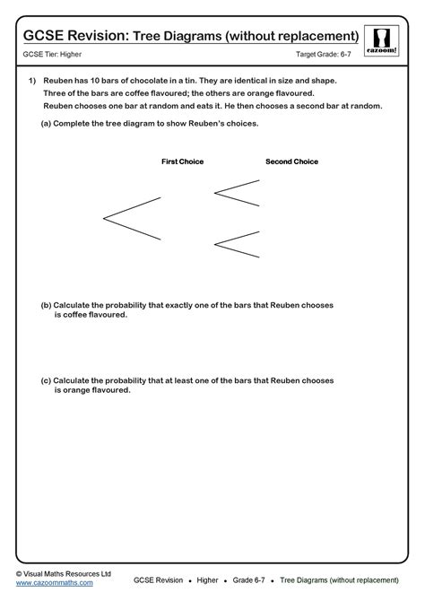 Probability Tree Diagrams Maths Genie Probability Tree Diagrams Maths Genie