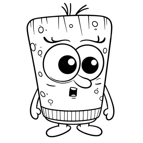 Spongebob Squarepants Spongebob Coloring Pages With Eyes And Noses