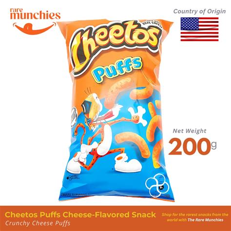 Cheetos Puffs Cheese Flavored Snack 200g Crunchy Cheese Snack From