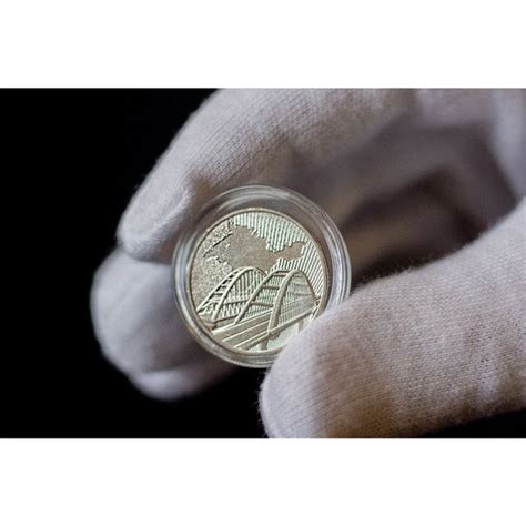 Монета 5 рублей в капсуле, Крымский мост. ММД, Россия, 2019 UNC ...