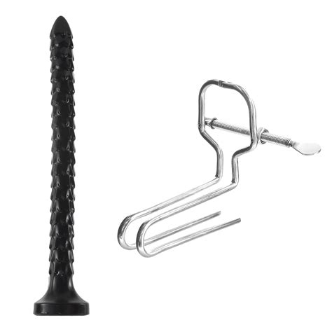 1811 Inch Long Snake Dildos Adjustable Metal Anal Plugs