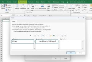 Page Numbers In Excel Examples How To Add Insert Reset