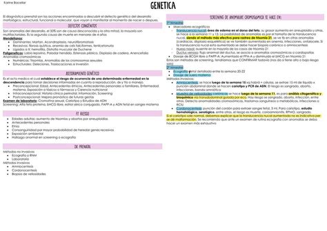 GENETICA Karine Bacellar UDocz GENETICA Karine Bacellar UDocz