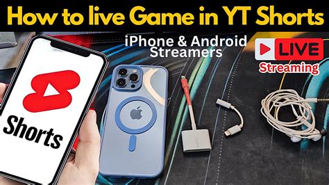 How To Live Stream Game In YouTube Short YouTube