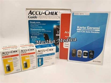 Promo Alat Cek Up Gula Darah Glucosa Accu Chek Accu Chek Guide Extra Diskon 17 Di Seller Mastha
