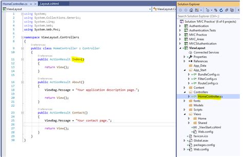Net Blog By Asif Aspnet Mvc 5 Layout And Viewstart View