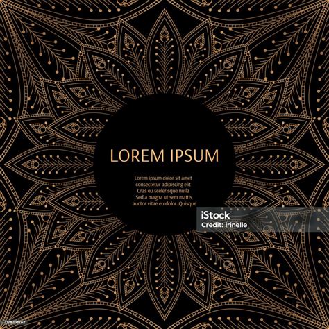 고급 배경 벡터입니다 공작 깃털 로얄 패턴 프레임 인도 만다라 디자인 0명에 대한 스톡 벡터 아트 및 기타 이미지 0명 가리기 검은색 Istock