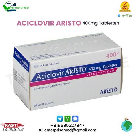Acyclovir 400 Mg Tablet At Rs 90 Stripe In New Delhi Id 2852688115155