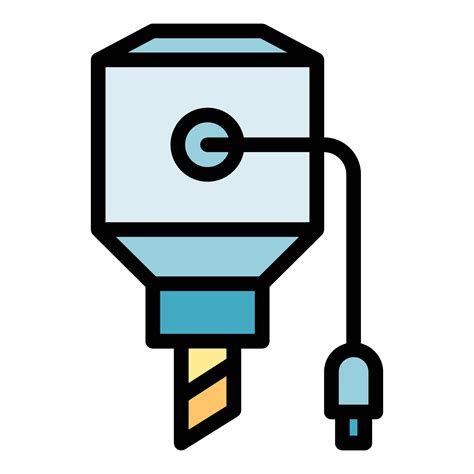 Automated Cnc Machine Icon Vector Flat Vector Art At Vecteezy