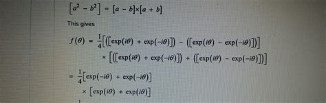 Solved This Gives Exp A Exp Io Exp A Exp X Chegg Com