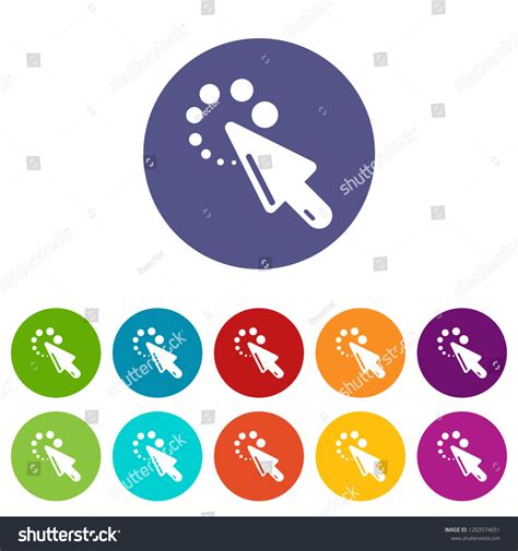Cursor Loading Icon Simple Illustration Cursor Stock Vector Royalty Free Shutterstock