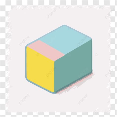 파스텔톤의 부드러움 스타일로 벡터 흰색 바탕에 지우개의 단순한 다채로운 아이콘 그림자 없음 작은 프레임 중앙 Png 일러스트 및 벡터 에 대한 무료 다운로드