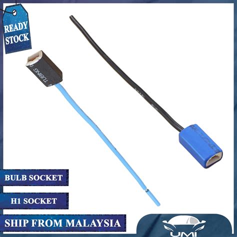1 Pc H1 H3 Socket Light Bulb Holder Lamp Bulb Cord Light Bulb Socket Extension Connector Socket