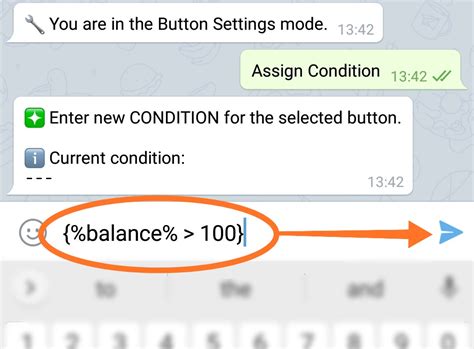 Conditions Menubuilder Web Docs