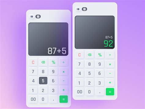 Calculator App DailyUI 4 By TDDG On Dribbble