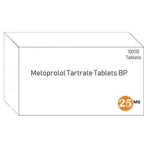 Metoprolol Tartrate Tablets Prescription At Best Price In Bhagwanpur