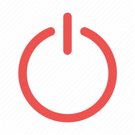 power logout turn off shutdown switch icon download on iconfinder
