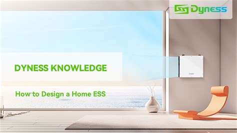 Dyness Knowledge How To Design A Home Energy Storage System