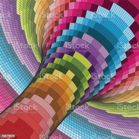 다채로운 모자이크 배경입니다 다각형 벡터 일러스트입니다 0명에 대한 스톡 벡터 아트 및 기타 이미지 0명 3차원 형태 가리기 Istock