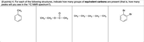 solved 8 points 4 for each of the following structures